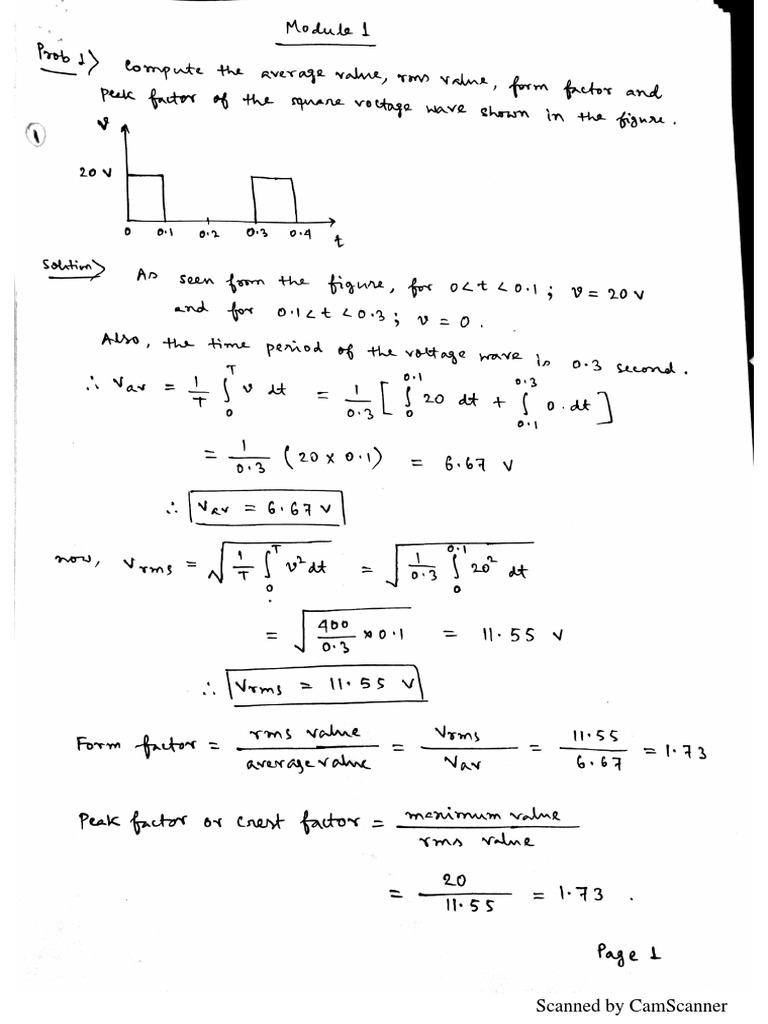 Module 1 Electrical Pdf