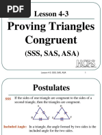 List of Theorems and Postulates | PDF | Rectangle | Triangle