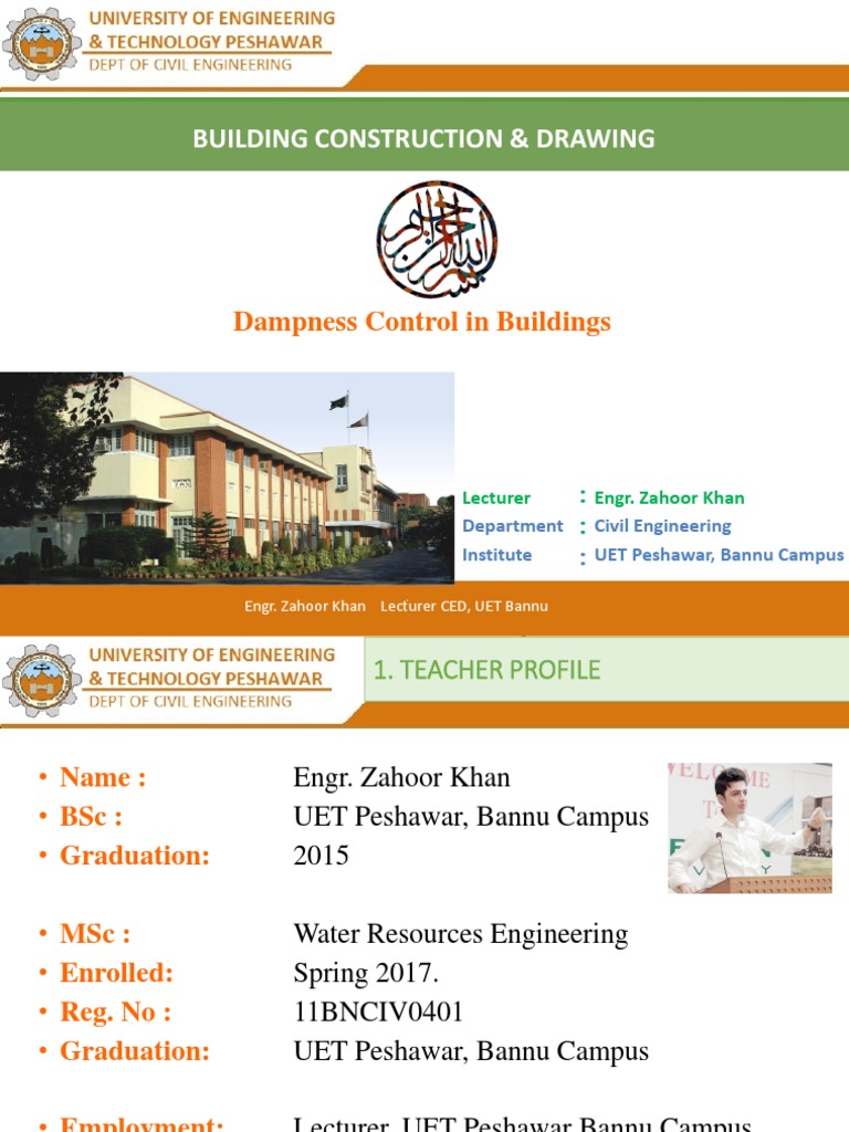Building Construction & Drawing: Dampness Control in Buildings | PDF ...