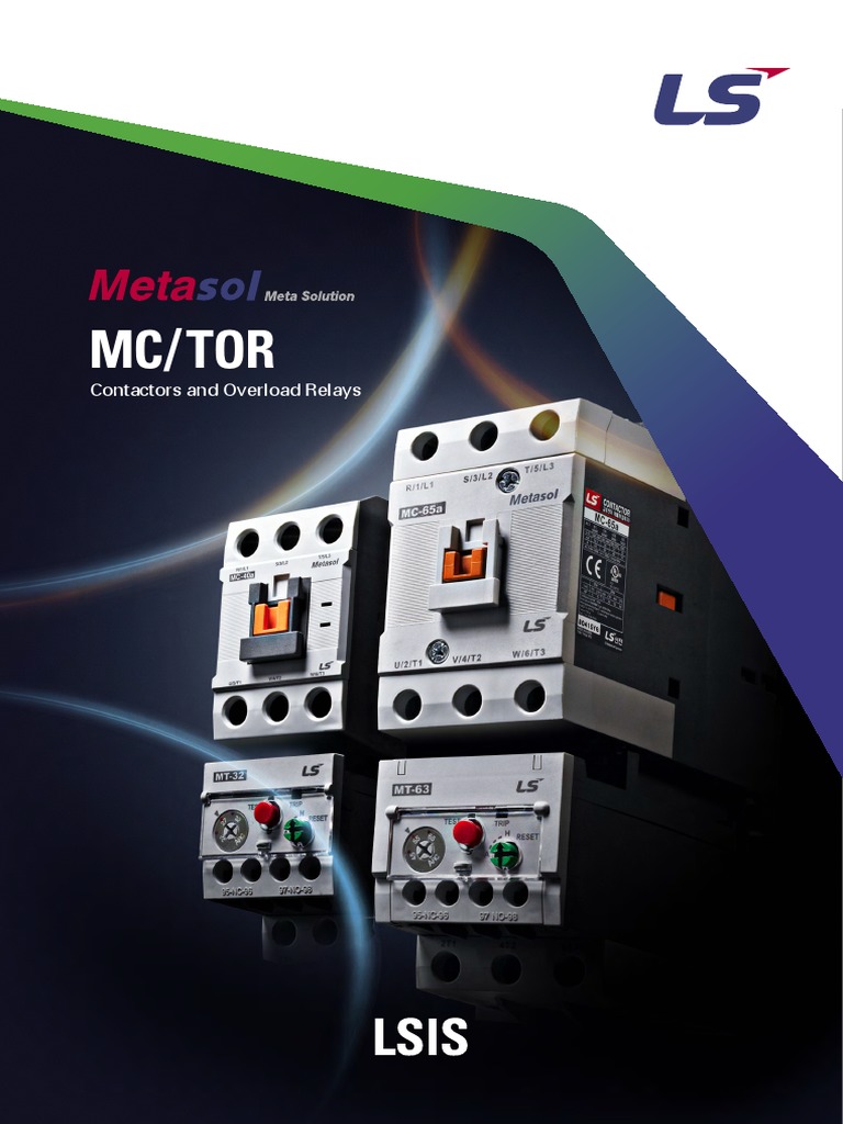 Metasol Contactors Datasheet | Download Free PDF | Relay | Power (Physics)