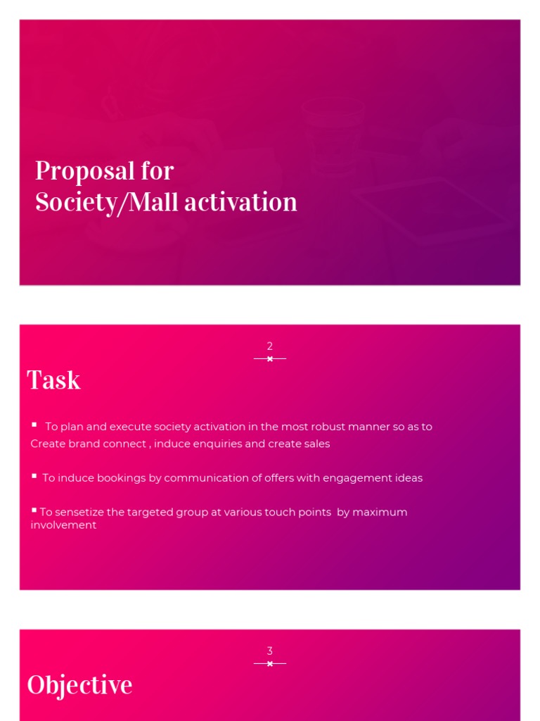 Society Activation Proposal for Malls | PDF
