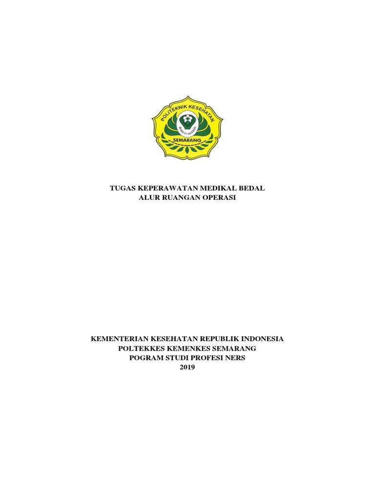 Alur Ruang Operasi | PDF