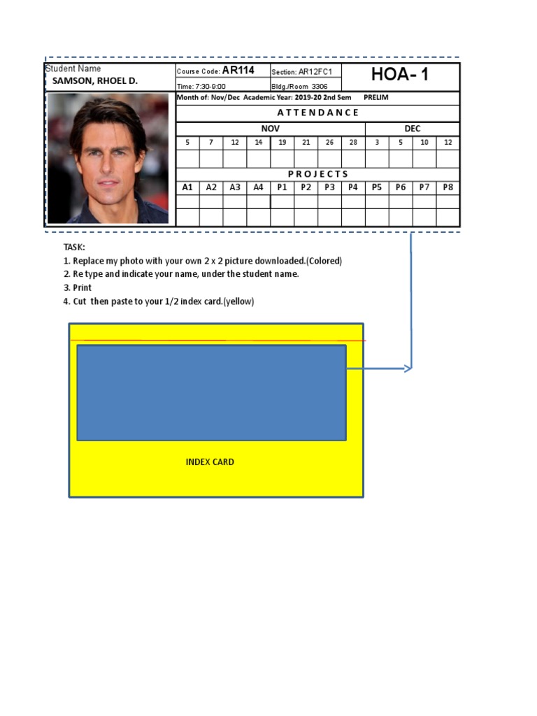 Index Card Format | PDF
