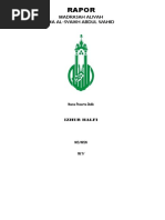 Contoh Format Raport RDM Baru | PDF