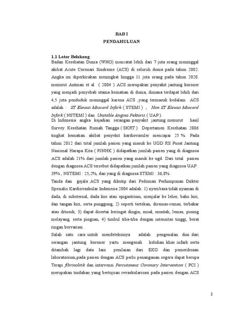 Askep Acs | PDF | Pengembangan Diri