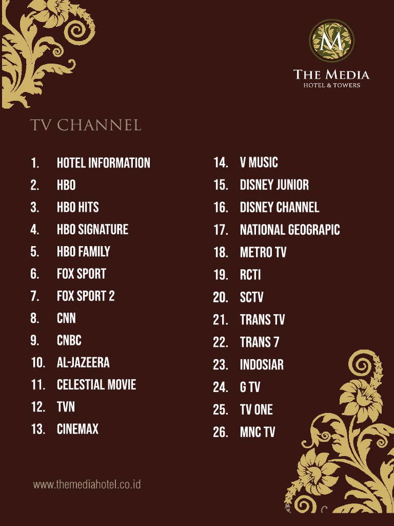 Channel TV Guide | PDF