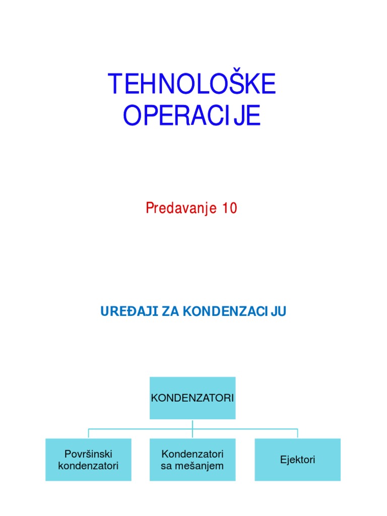 Tehnološke Operacije | PDF