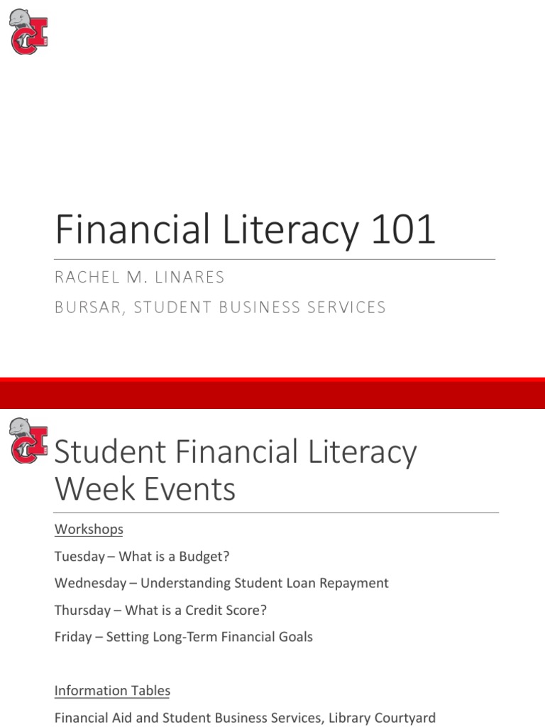 Financial Literacy 101 PDF | Download Free PDF | Credit Card | Retirement