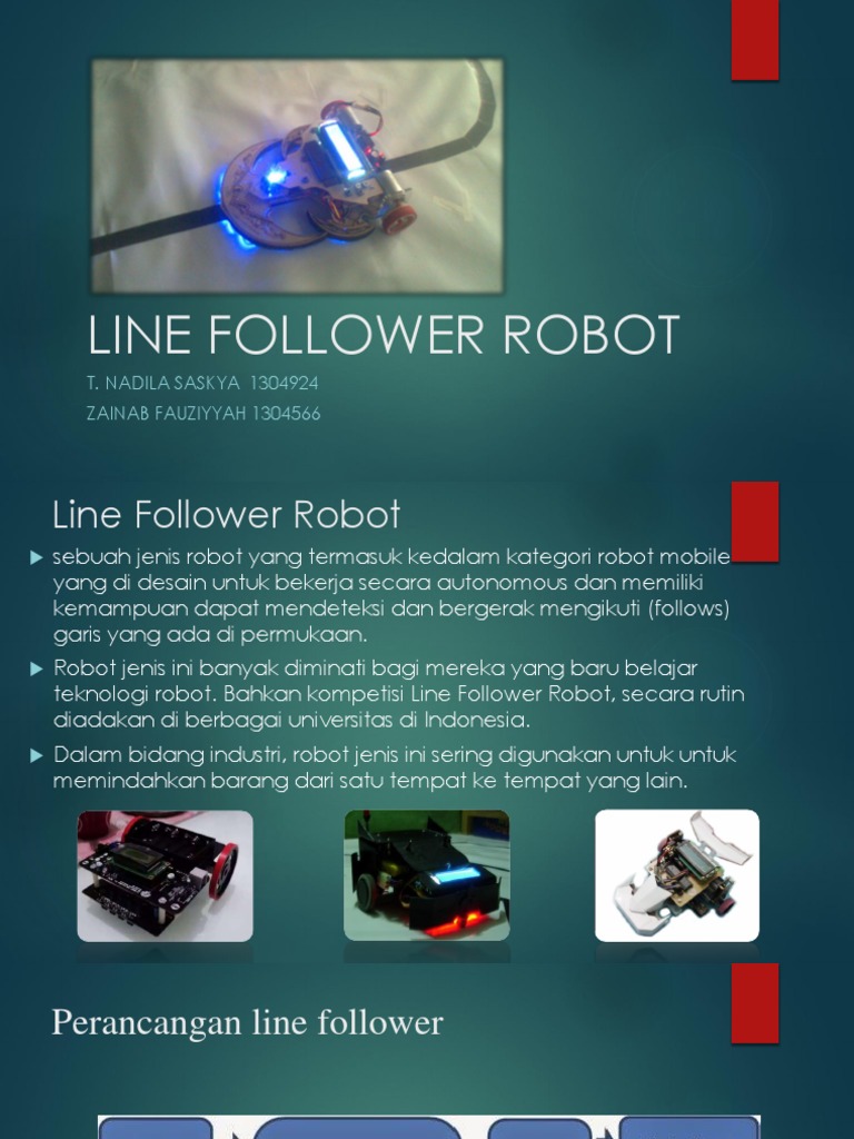 Desain dan Kontrol Robot Line Follower | PDF | Teknologi & Rekayasa