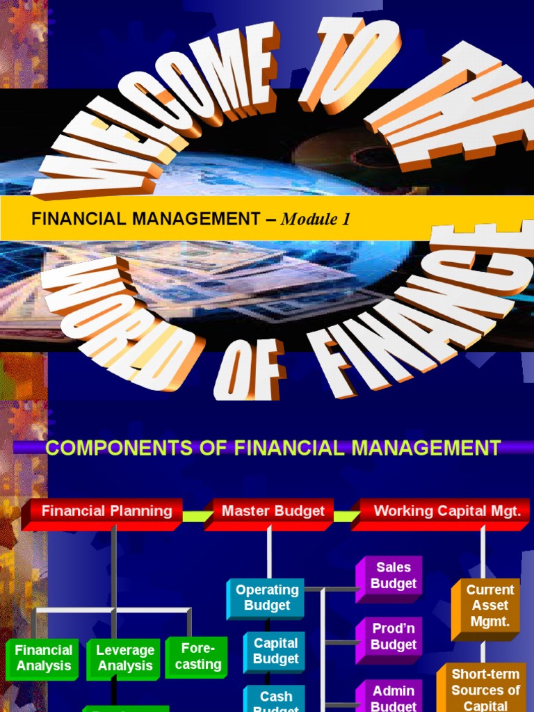 Financial Management - Module 1-6 | PDF | Diversification (Finance ...