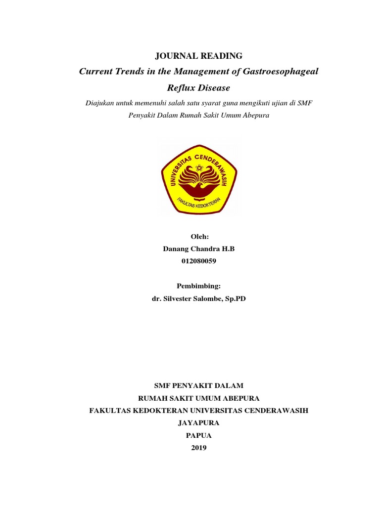 (Contoh) Cover Jurnal Reading | PDF