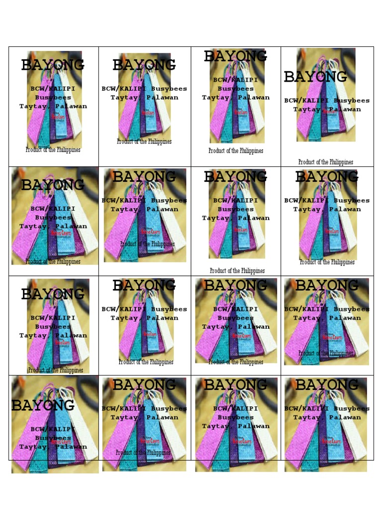 Bayong Bayong Bayong Bayong | PDF