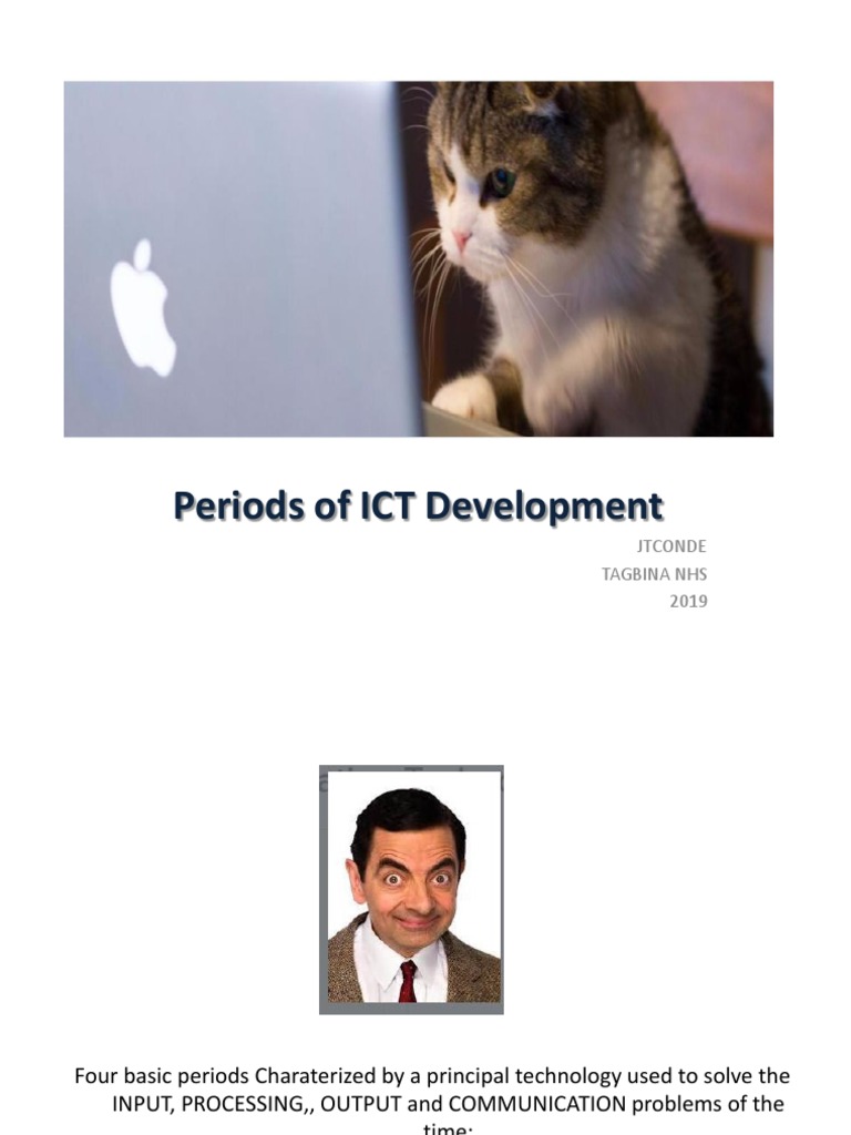 Periods of ICT Development: Jtconde Tagbina Nhs 2019 | PDF