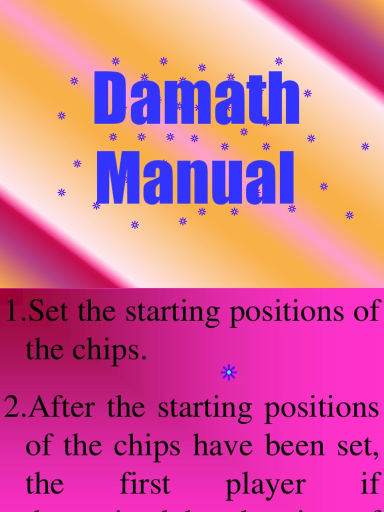 Damath | PDF | Leisure | Teaching Mathematics