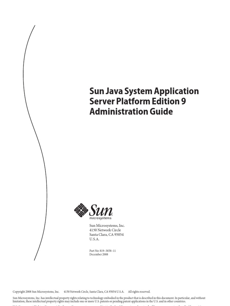 Sun Java System Application Server Platform Edition 9 Administration Guide | PDF | Application ...