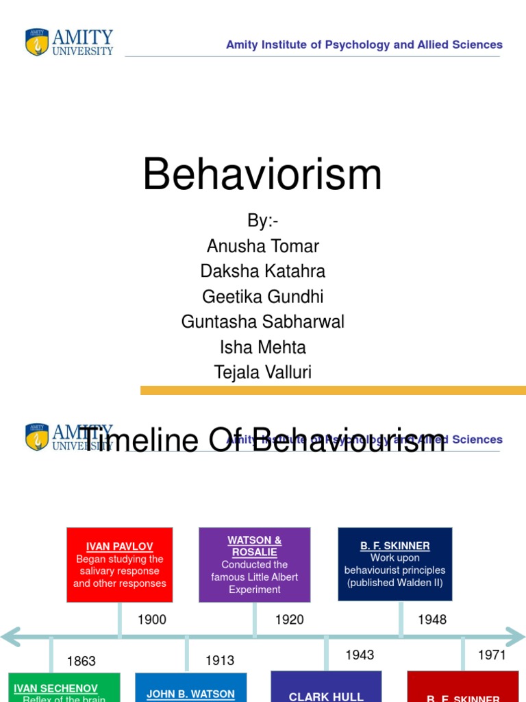 Behaviourism | PDF | Behaviorism | Classical Conditioning
