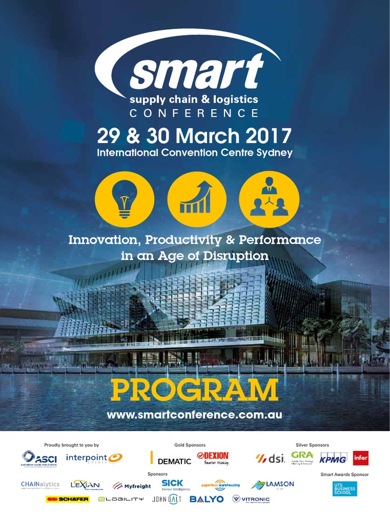 Smart Conference Program | PDF | Supply Chain | Logistics