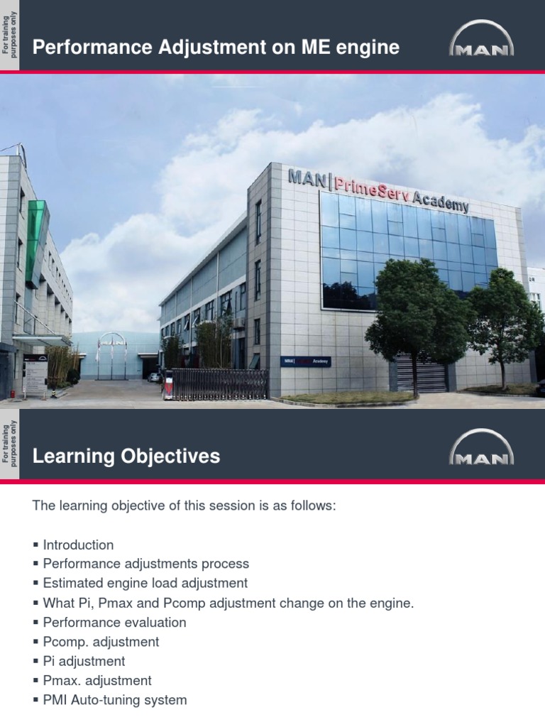 Performance Adjustment On ME Engine Check | PDF | Diesel Engine ...