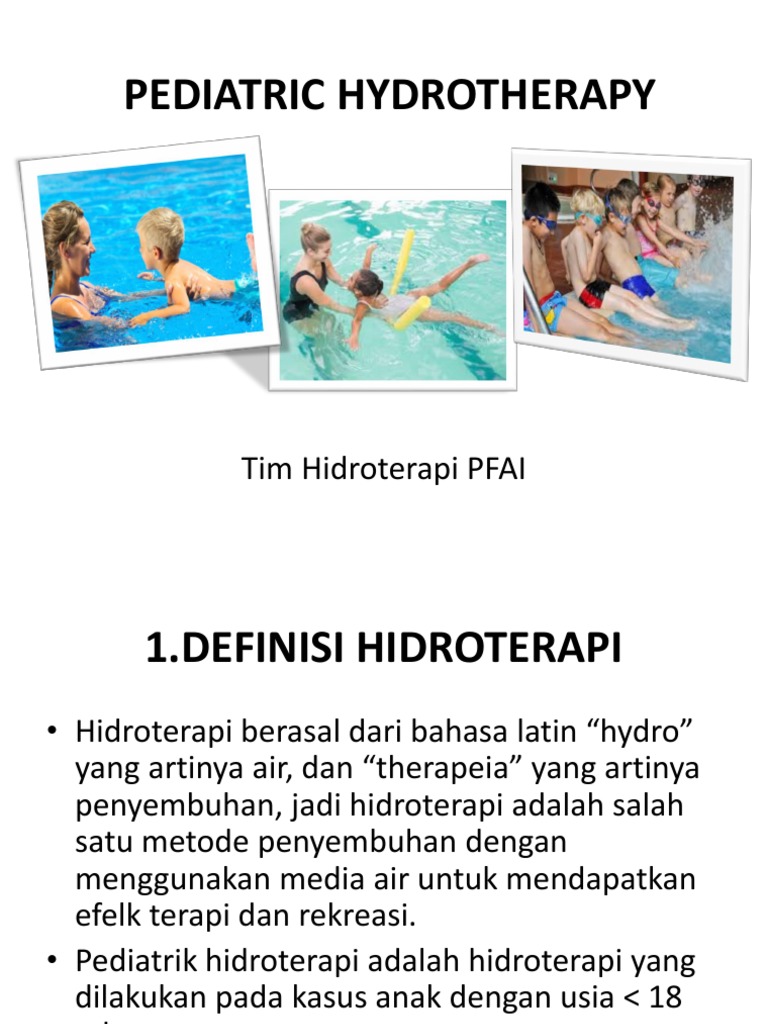 Hidroterapi untuk Anak: Definisi dan Manfaat | PDF | Gaya Hidup