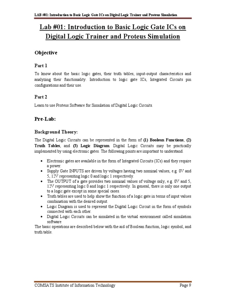 Lab1 5 PDF | PDF | Hardware Description Language | Logic Gate