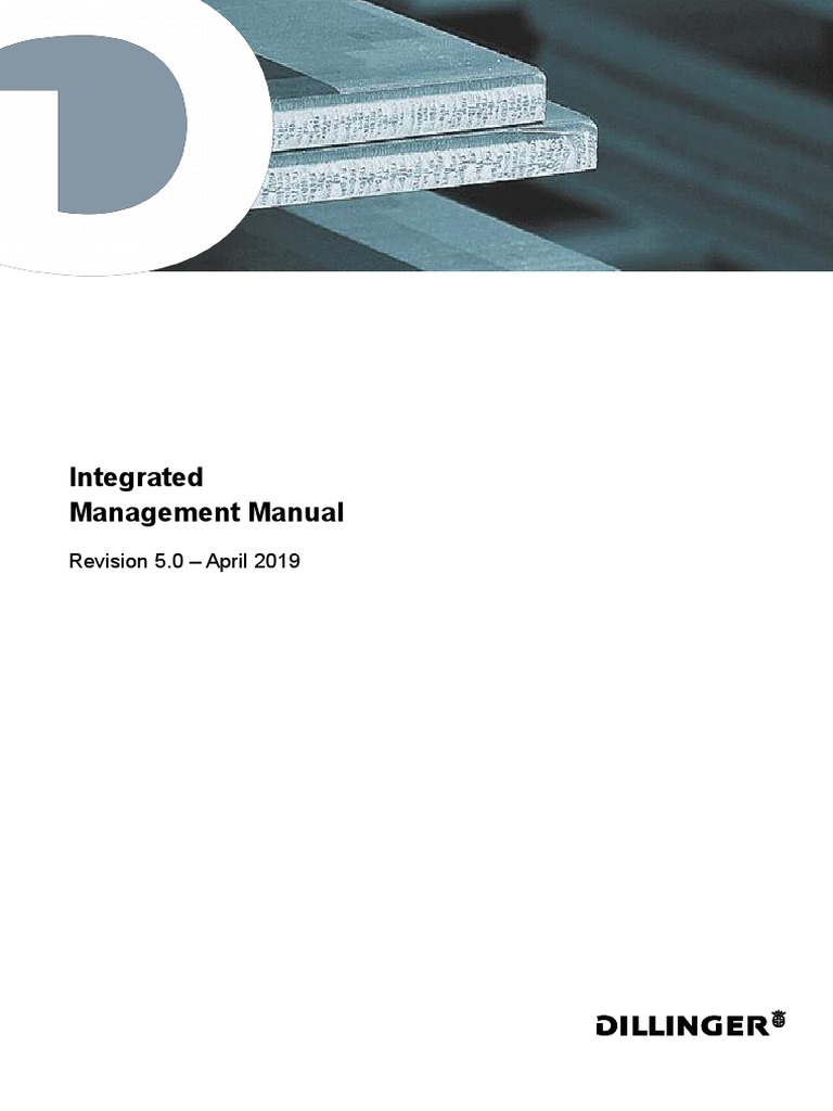 Integrated Management Manual | PDF | Risk Management | Occupational ...