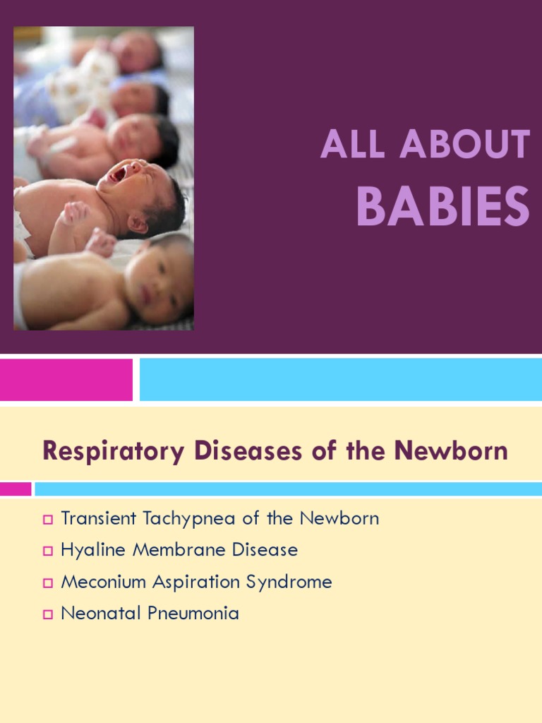 Newborn Respiratory Diseases Overview | PDF | Breast Milk | Breastfeeding