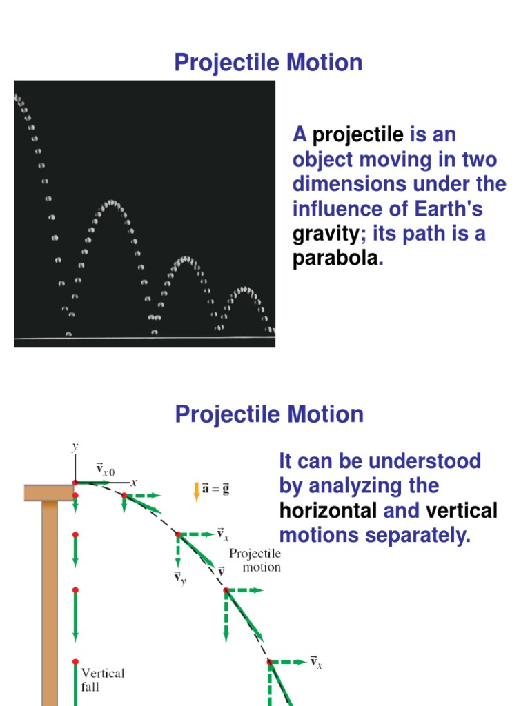 Projectile Motion Nov 16 | PDF | Projectiles | Acceleration
