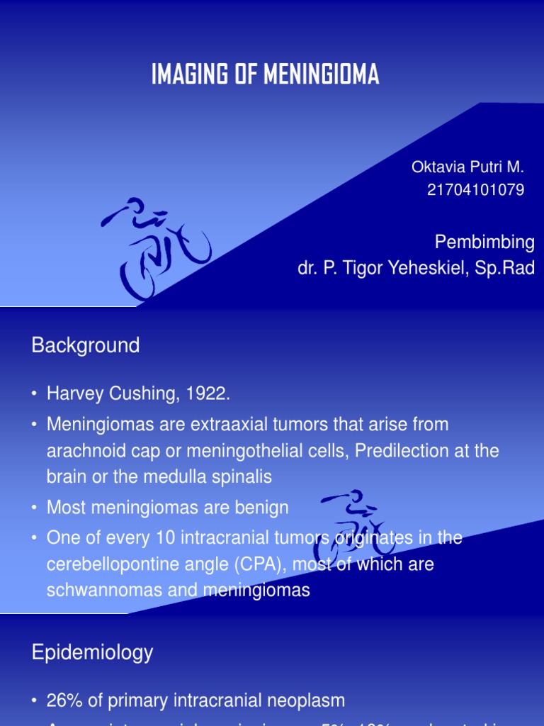 Imaging of Parasagittal Meningioma | PDF | Brain Tumor | Neoplasms