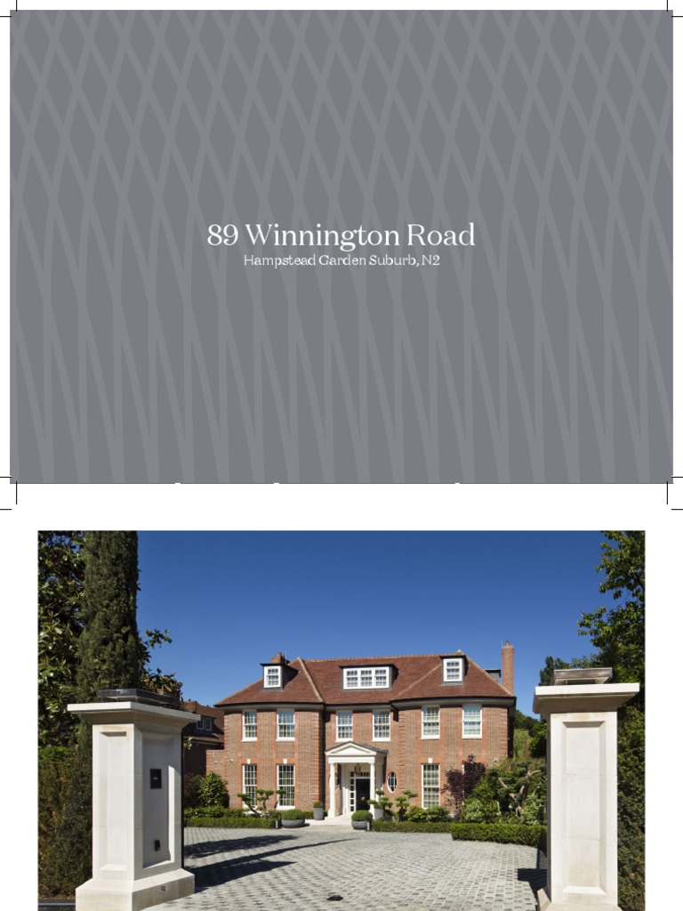 Floor Plans 89 Winnington Road | PDF | Room | Architectural Elements