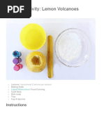 Orange Fizz Experiment | PDF