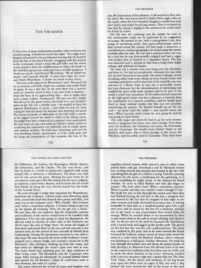 The Swimmer by John Cheever.pdf