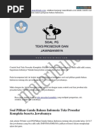 50+ Contoh Soal Teks Prosedur Kompleks Pilihan Ganda Beserta Jawabannya ...