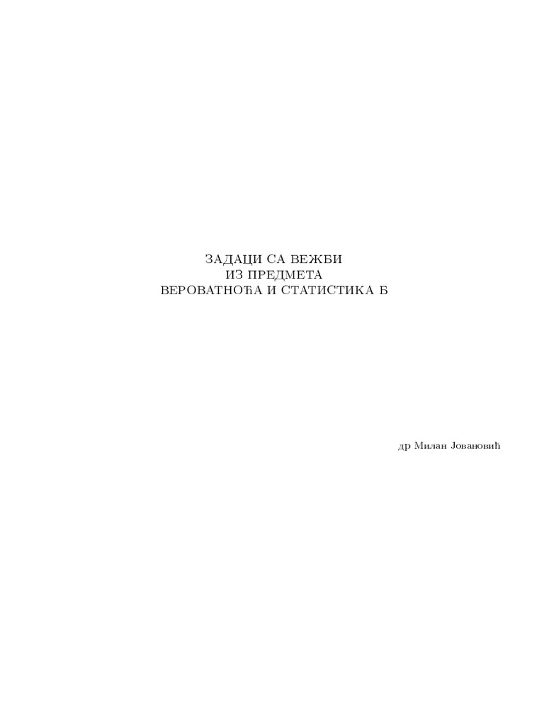 32 VEZBE - ViSB | PDF