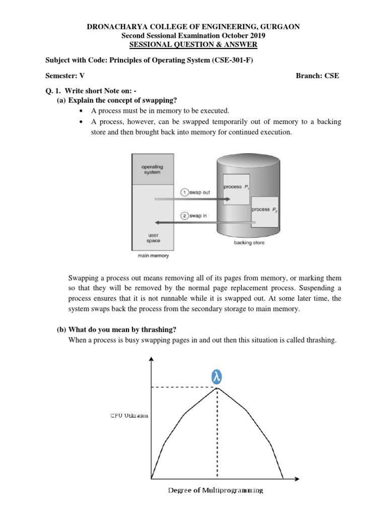 Principles Of Operating System Questions And Answers Pdf Kernel Operating System Device