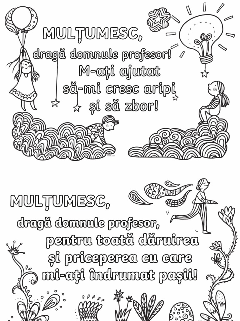 Multumesc Domnule Profesor PDF | PDF