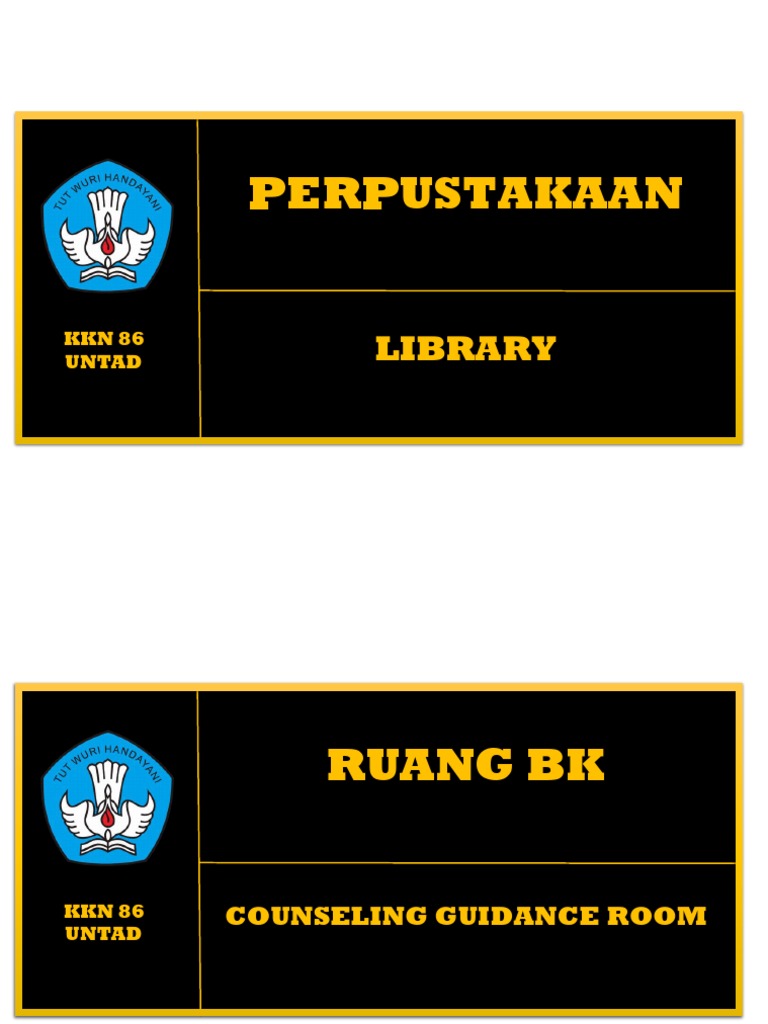 Papan Nama Ruangan | PDF