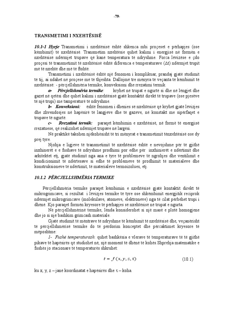 Transmetimi I Nxehtësisë | PDF