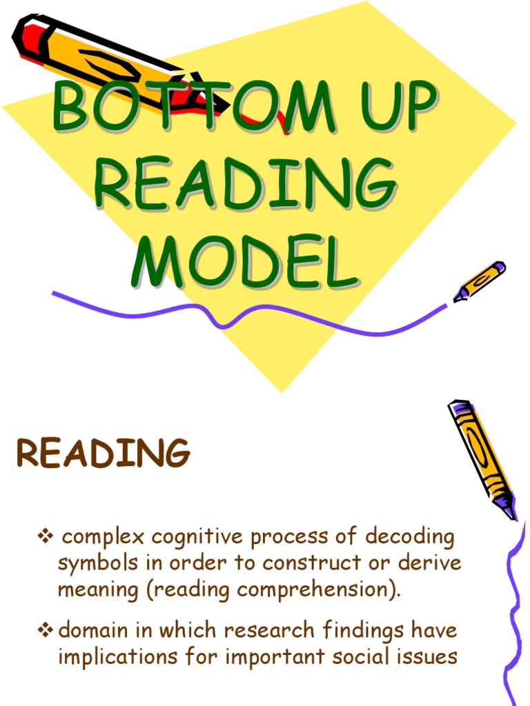 Bottom Up Reading Model | PDF | Syllable | Symbols