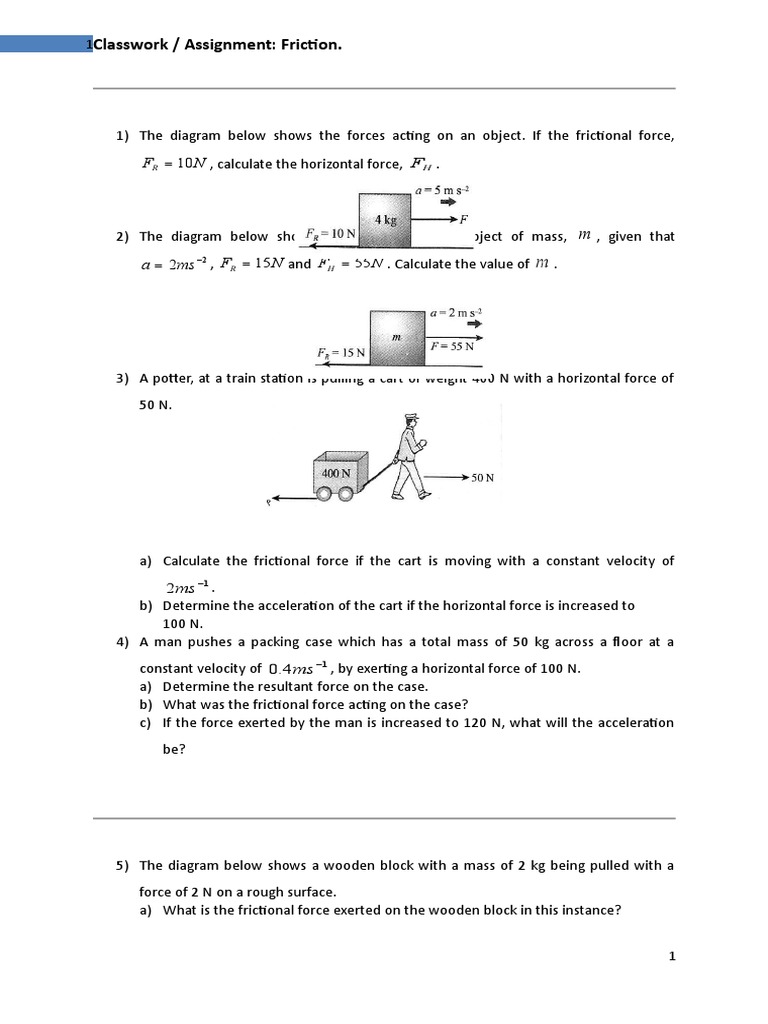 Classwork Assignment | PDF