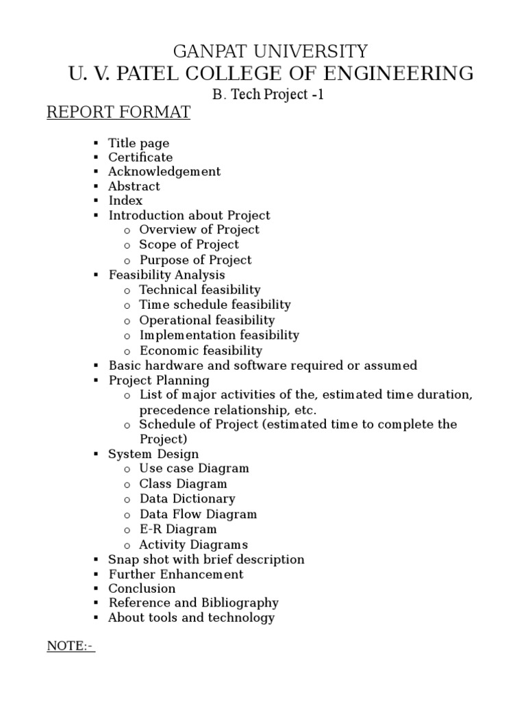 Final - B.Tech Report Format | PDF | Letter Case | Bibliography