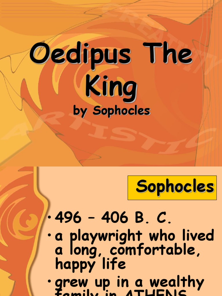 Oedipus The King: by Sophocles | PDF | Oedipus | Sophocles