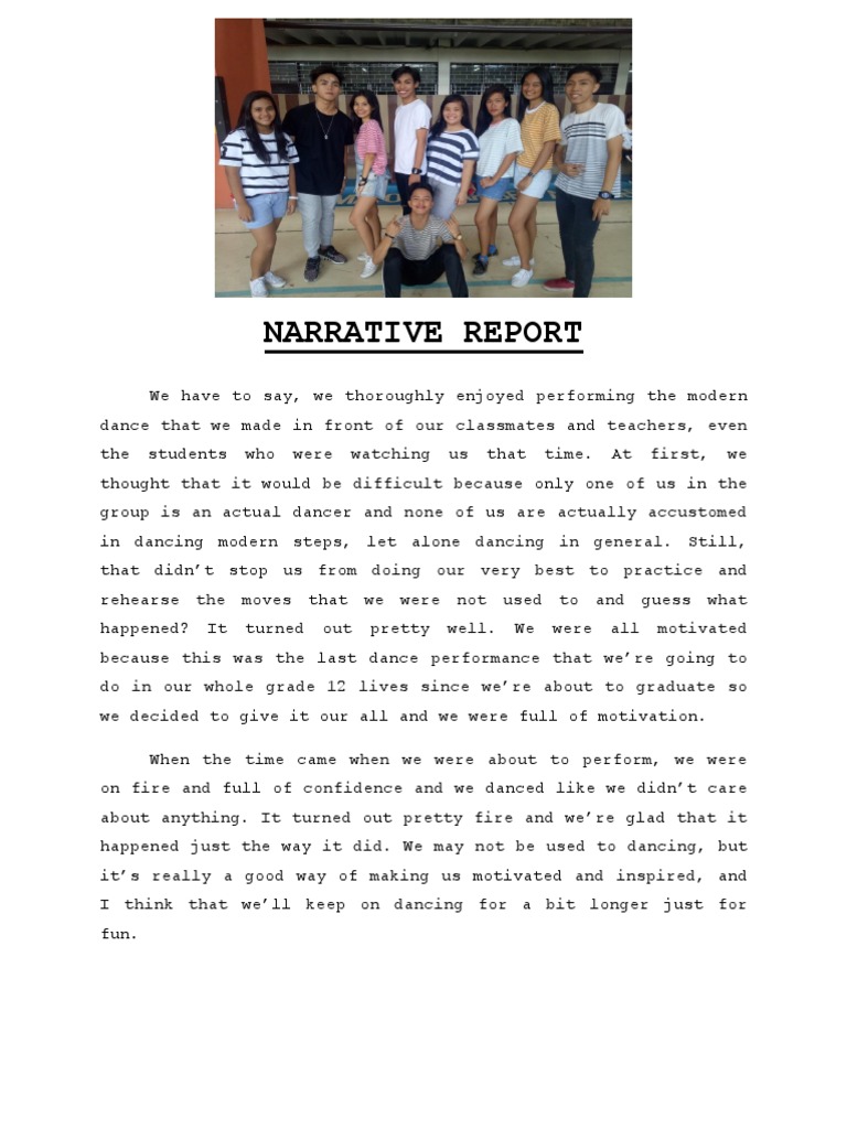 Narrative Modern Dance | PDF