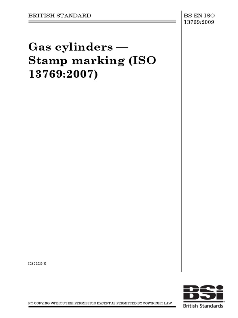 BS en Iso 13769-2009 | PDF | International Organization For ...