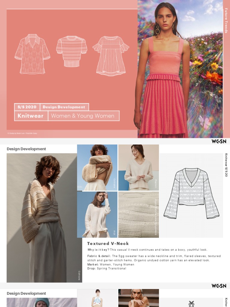 S/S 2020 Knitwear Design Trends | PDF | Clothing | Textile Arts