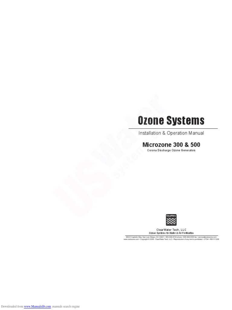 Manual Microzone | PDF | Ozone | Valve