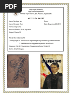 El Filibusterismo Juli Monologue Script PDF | PDF