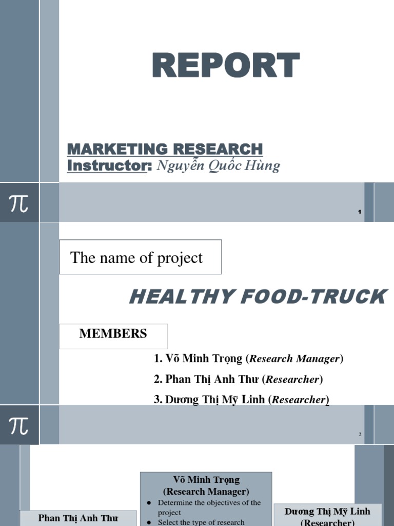 Healthy Food Truck Survey Insights | PDF | Survey Methodology | Foods