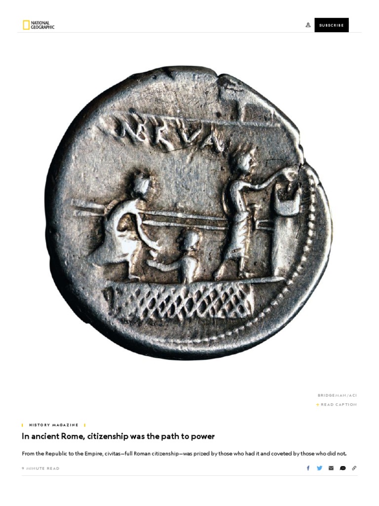 Roman Citizenship: Rights and Power | PDF | Pompey | Roman Empire