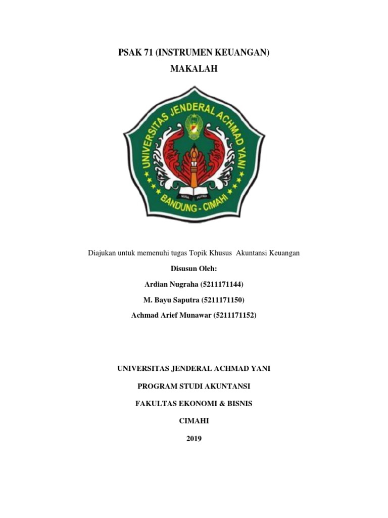 Psak 71 | PDF | Pengelolaan Keuangan & Uang | Teknologi & Rekayasa