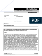 A-Level Media Studies Statement of Aims | PDF | Psychological Concepts ...